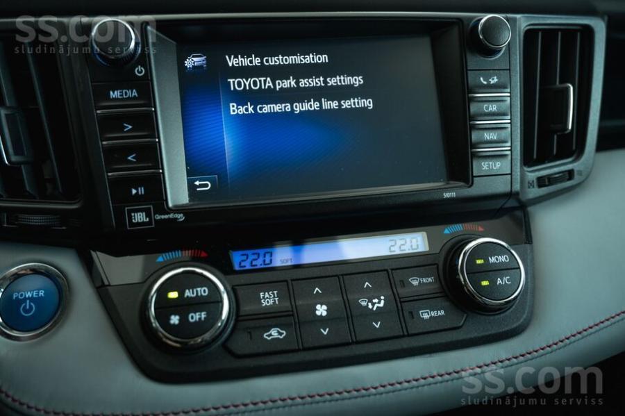 Sarkans Toyota RAV4 2016 Rīga, ar dzinēja tilpumu 2.50 L un nobraukumu 102 tūkst. km par 17900 €, foto 25 vietnē AUTOMOTO.COM.LV