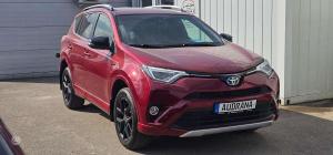 Red Toyota RAV4 2017 in Kaunas, with an engine capacity of 2.49 L and mileage of 84 thousand km for 18900 €, photo  on AUTOMOTO.COM.LV