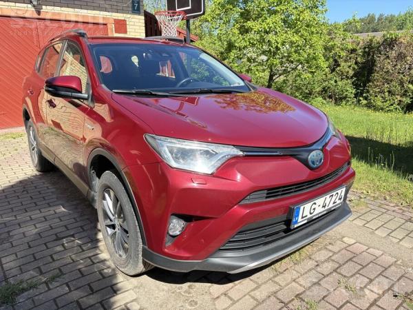 Sarkans Toyota RAV4 2018 Rīga, ar dzinēja tilpumu 2.50 L un nobraukumu 106 tūkst. km par 17800 €, foto 1 vietnē AUTOMOTO.COM.LV