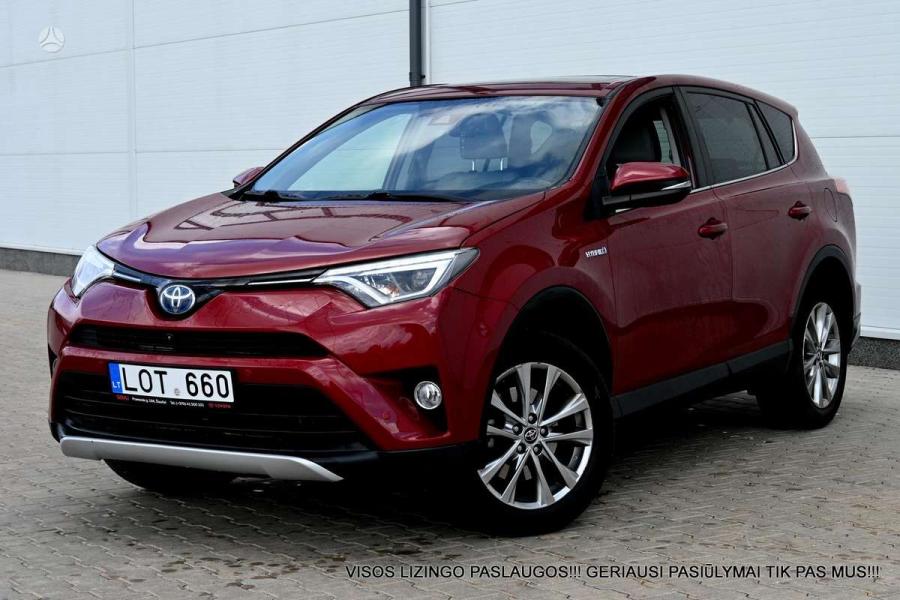 Red Toyota RAV4 2018 in Kretinga, with an engine capacity of 2.49 L and mileage of 154 thousand km for 18999 €, photo 4 on AUTOMOTO.COM.LV