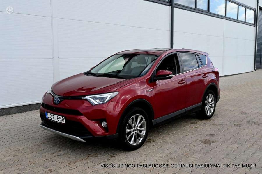 Red Toyota RAV4 2018 in Kretinga, with an engine capacity of 2.49 L and mileage of 154 thousand km for 18999 €, photo 19 on AUTOMOTO.COM.LV