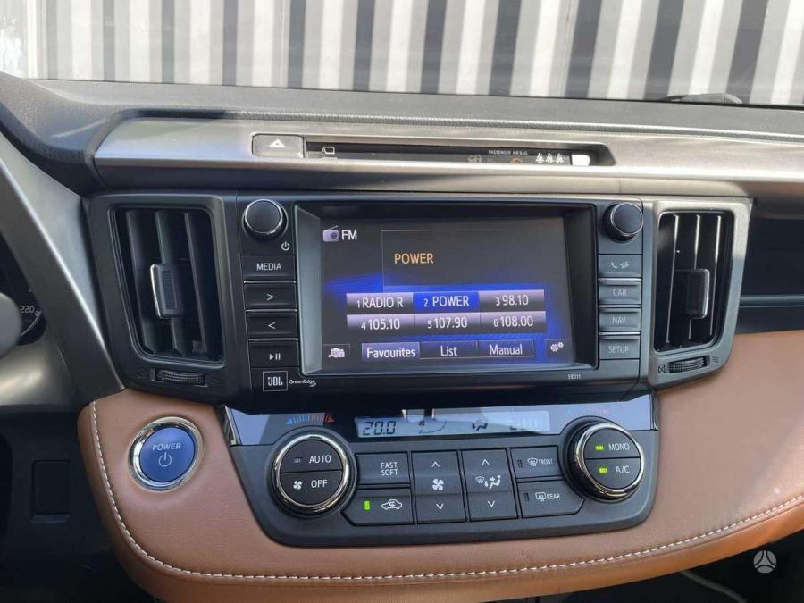 Sarkans Toyota RAV4 2018 Viļņa, ar dzinēja tilpumu 2.49 L un nobraukumu 67 tūkst. km par 23900 €, foto 16 vietnē AUTOMOTO.COM.LV