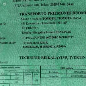 Sarkans Toyota RAV4 2018 Viļņa, ar dzinēja tilpumu 1.99 L un nobraukumu 106 tūkst. km par 17700 €, foto 30 vietnē AUTOMOTO.COM.LV