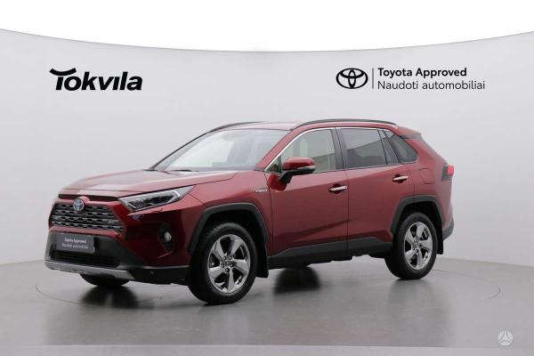 Sarkans Toyota RAV4 2019 Viļņa, ar dzinēja tilpumu 2.49 L un nobraukumu 46 tūkst. km par 29500 €, foto 1 vietnē AUTOMOTO.COM.LV