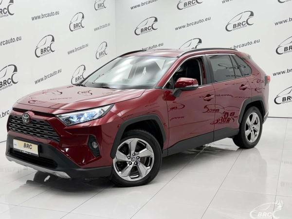 Red Toyota RAV4 2019 in Vilnius, with an engine capacity of 1.99 L and mileage of 184 thousand km for 18900 €, photo 1 on AUTOMOTO.COM.LV