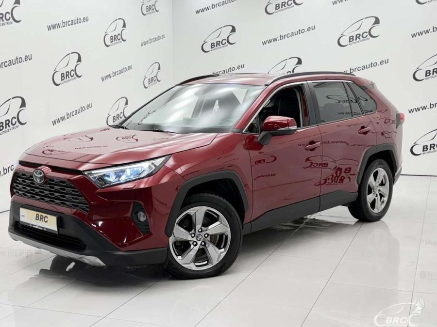 Red Toyota RAV4 2019 in Vilnius, with an engine capacity of 1.99 L and mileage of 184 thousand km for 18900 €, photo 1 on AUTOMOTO.COM.LV
