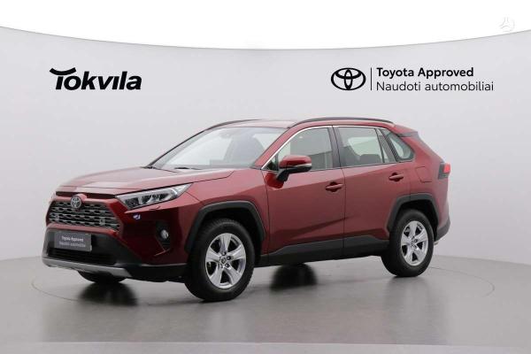 Sarkans Toyota RAV4 2019 Viļņa, ar dzinēja tilpumu 1.99 L un nobraukumu 102 tūkst. km par 23500 €, foto 1 vietnē AUTOMOTO.COM.LV
