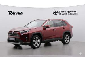 Sarkans Toyota RAV4 2019 Viļņa, ar dzinēja tilpumu 2.49 L un nobraukumu 142 tūkst. km par 26900 €, foto  vietnē AUTOMOTO.COM.LV