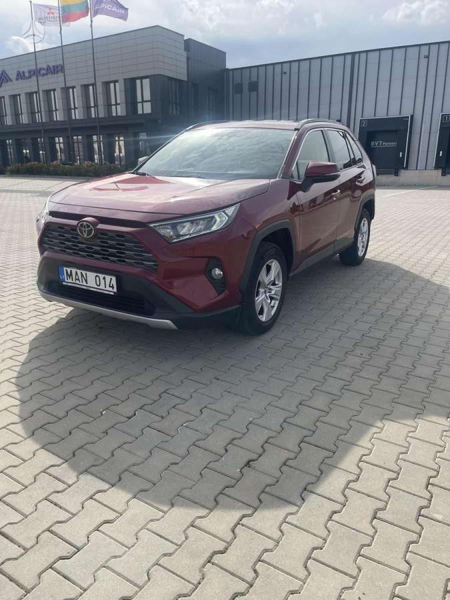Sarkans Toyota RAV4 2019 Viļņa, ar dzinēja tilpumu 1.99 L un nobraukumu 106 tūkst. km par 24000 €, foto 5 vietnē AUTOMOTO.COM.LV