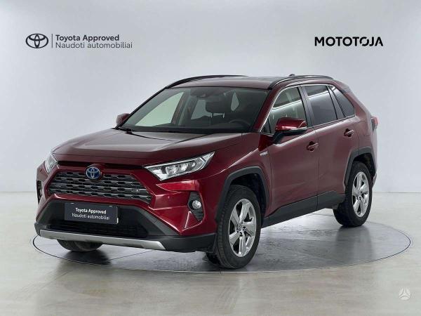 Красный Тойота РАВ 4 2020 в Вильнюс, объемом двигателя 2.49 л и пробегом 106 тыс. км за 28900 €, фото 1 на AUTOMOTO.COM.LV