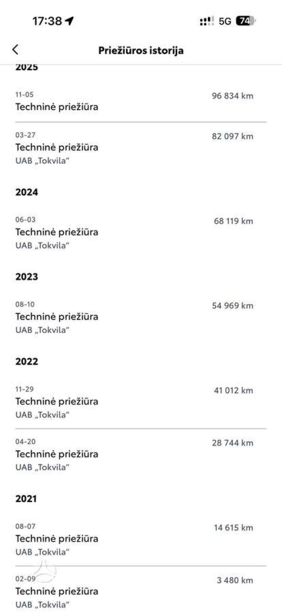 Sarkans Toyota RAV4 2020 Marijampole, ar dzinēja tilpumu 1.99 L un nobraukumu 109 tūkst. km par 21000 €, foto 14 vietnē AUTOMOTO.COM.LV