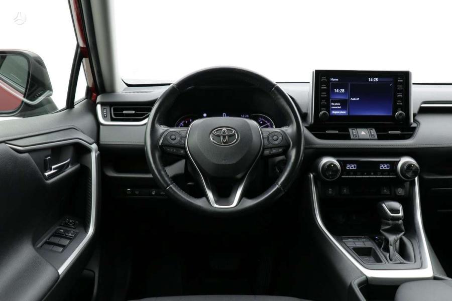 Red Toyota RAV4 2020 in Vilnius, with an engine capacity of 1.99 L and mileage of 109 thousand km for 23700 €, photo 9 on AUTOMOTO.COM.LV