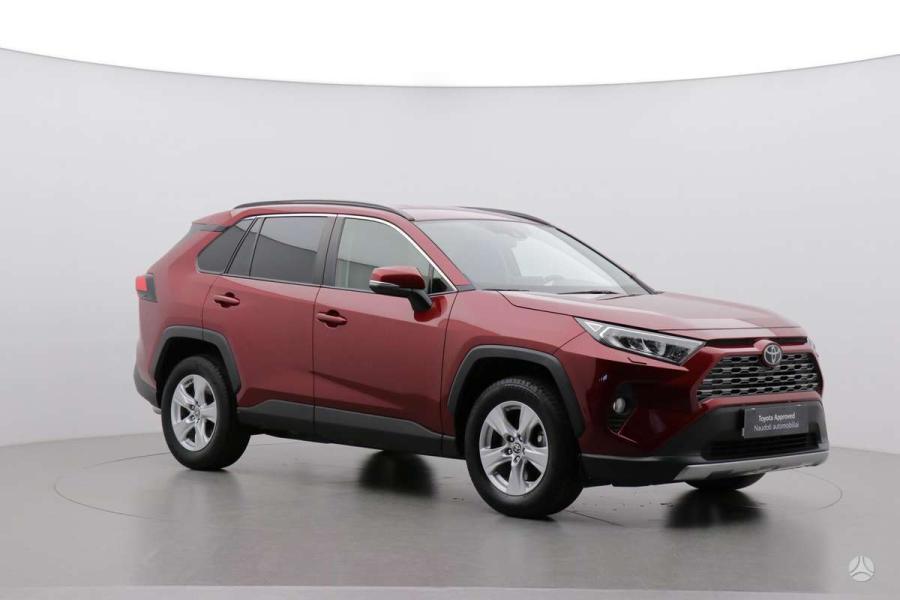 Red Toyota RAV4 2020 in Vilnius, with an engine capacity of 1.99 L and mileage of 109 thousand km for 23700 €, photo 20 on AUTOMOTO.COM.LV