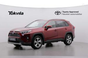 Sarkans Toyota RAV4 2021 Viļņa, ar dzinēja tilpumu 2.49 L un nobraukumu 91 tūkst. km par 29990 €, foto  vietnē AUTOMOTO.COM.LV