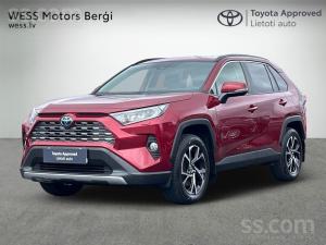 Sarkans Toyota RAV4 2021 Rīga, ar dzinēja tilpumu 2.50 L un nobraukumu 73 tūkst. km par 28990 €, foto  vietnē AUTOMOTO.COM.LV