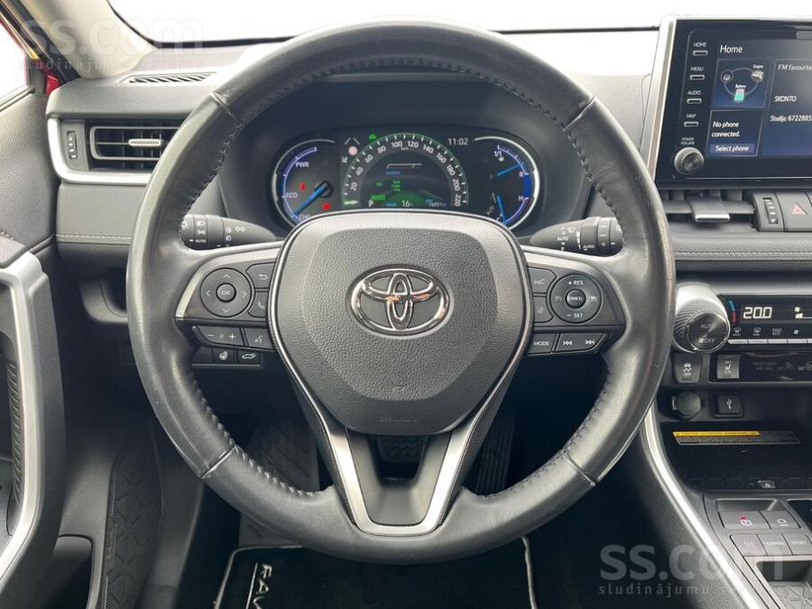 Sarkans Toyota RAV4 2021 Rīga, ar dzinēja tilpumu 2.50 L un nobraukumu 73 tūkst. km par 28990 €, foto 13 vietnē AUTOMOTO.COM.LV