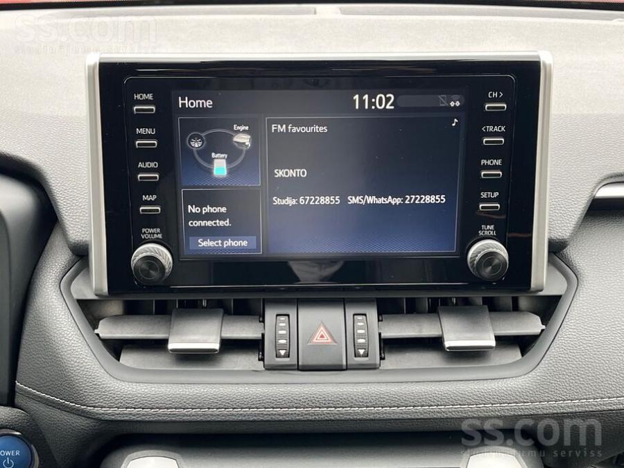 Sarkans Toyota RAV4 2021 Rīga, ar dzinēja tilpumu 2.50 L un nobraukumu 73 tūkst. km par 28990 €, foto 15 vietnē AUTOMOTO.COM.LV