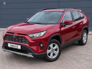 Sarkans Toyota RAV4 2021 Viļņa, ar dzinēja tilpumu 1.99 L un nobraukumu 86 tūkst. km par 23750 €, foto  vietnē AUTOMOTO.COM.LV