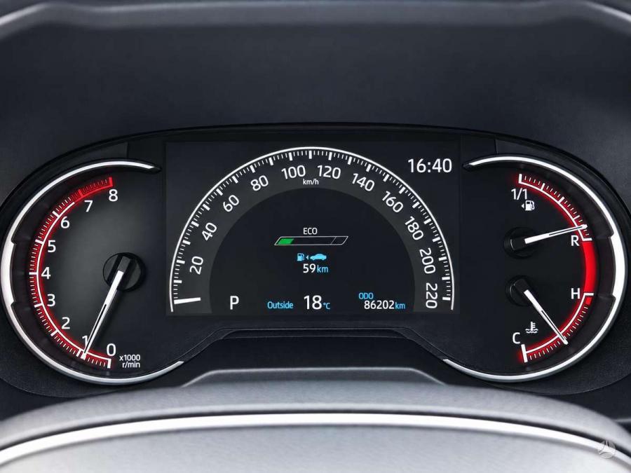Sarkans Toyota RAV4 2021 Viļņa, ar dzinēja tilpumu 1.99 L un nobraukumu 86 tūkst. km par 23750 €, foto 10 vietnē AUTOMOTO.COM.LV