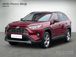 Sarkans Toyota RAV4 2022 Rīga, ar dzinēja tilpumu 2.50 L un nobraukumu 125 tūkst. km par 28990 €, foto  vietnē AUTOMOTO.COM.LV