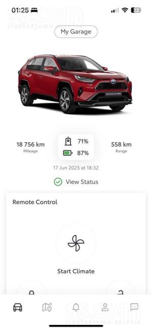 Sarkans Toyota RAV4 2023 Rīga, ar dzinēja tilpumu 2.50 L un nobraukumu 25 tūkst. km par 49500 €, foto 20 vietnē AUTOMOTO.COM.LV