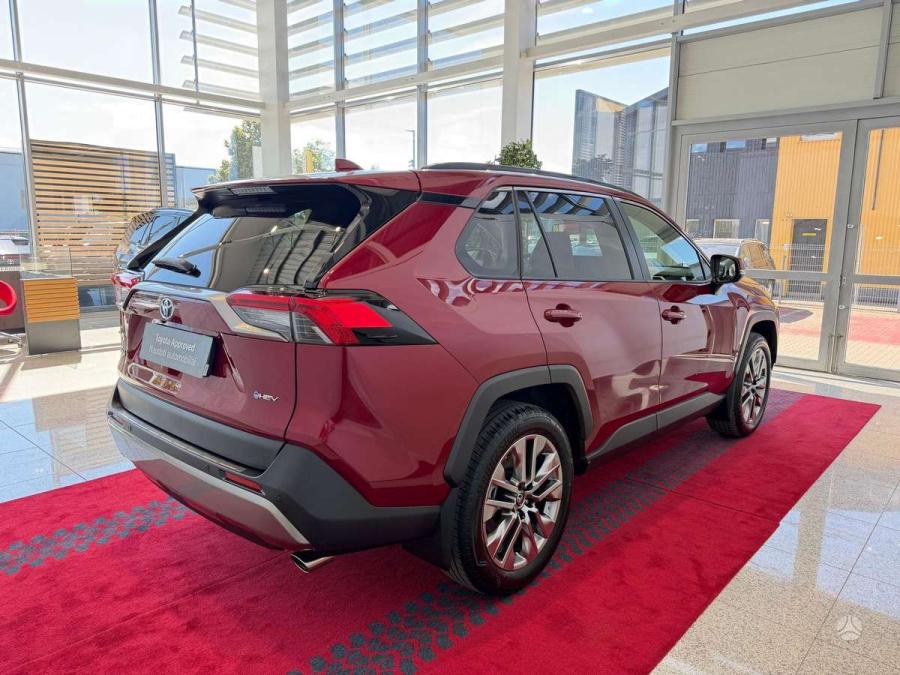 Sarkans Toyota RAV4 2025 Šauļi, ar dzinēja tilpumu 2.49 L un nobraukumu 12 tūkst. km par 39500 €, foto 5 vietnē AUTOMOTO.COM.LV
