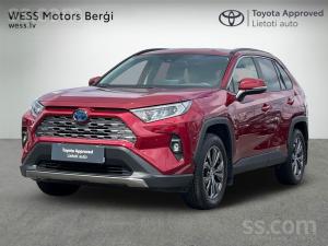 Sarkans Toyota RAV4 2025 Rīga, ar dzinēja tilpumu 2.50 L un nobraukumu 15 tūkst. km par 38490 €, foto  vietnē AUTOMOTO.COM.LV