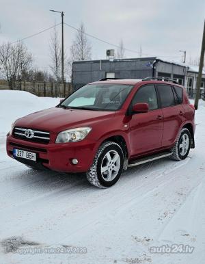 Red Toyota RAV4 2008 in Tallinn, with an engine capacity of 2.00 L and mileage of 179 thousand km for 5500 €, photo  on AUTOMOTO.COM.LV