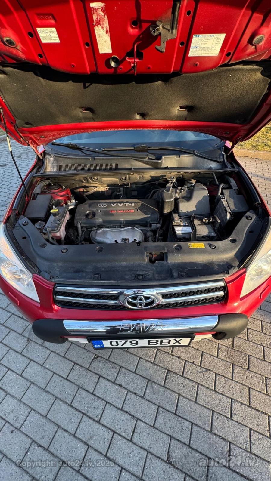 Sarkans Toyota RAV4 2009 Tallina, ar dzinēja tilpumu 2.00 L un nobraukumu 167 tūkst. km par 7999 €, foto 22 vietnē AUTOMOTO.COM.LV