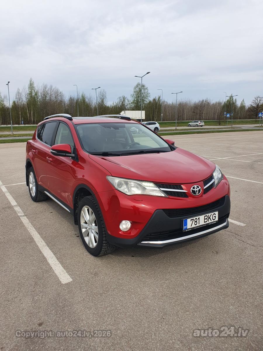 Sarkans Toyota RAV4 2013 Tallina, ar dzinēja tilpumu 2.00 L un nobraukumu 188 tūkst. km par 14000 €, foto 3 vietnē AUTOMOTO.COM.LV