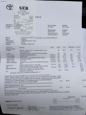 Красный Тойота РАВ 4 2018 в Таллин, объемом двигателя 2.00 л и пробегом 54 тыс. км за 21990 €, фото 22 на AUTOMOTO.COM.LV