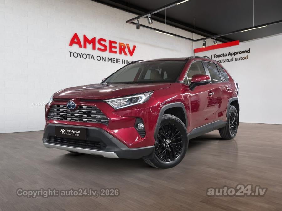 Sarkans Toyota RAV4 2021 Tallina, ar dzinēja tilpumu 2.50 L un nobraukumu 73 tūkst. km par 31490 €, foto 1 vietnē AUTOMOTO.COM.LV