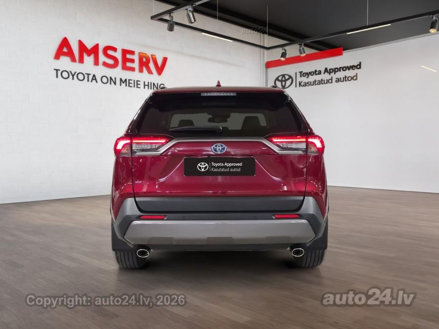 Sarkans Toyota RAV4 2021 Tallina, ar dzinēja tilpumu 2.50 L un nobraukumu 73 tūkst. km par 31490 €, foto 5 vietnē AUTOMOTO.COM.LV