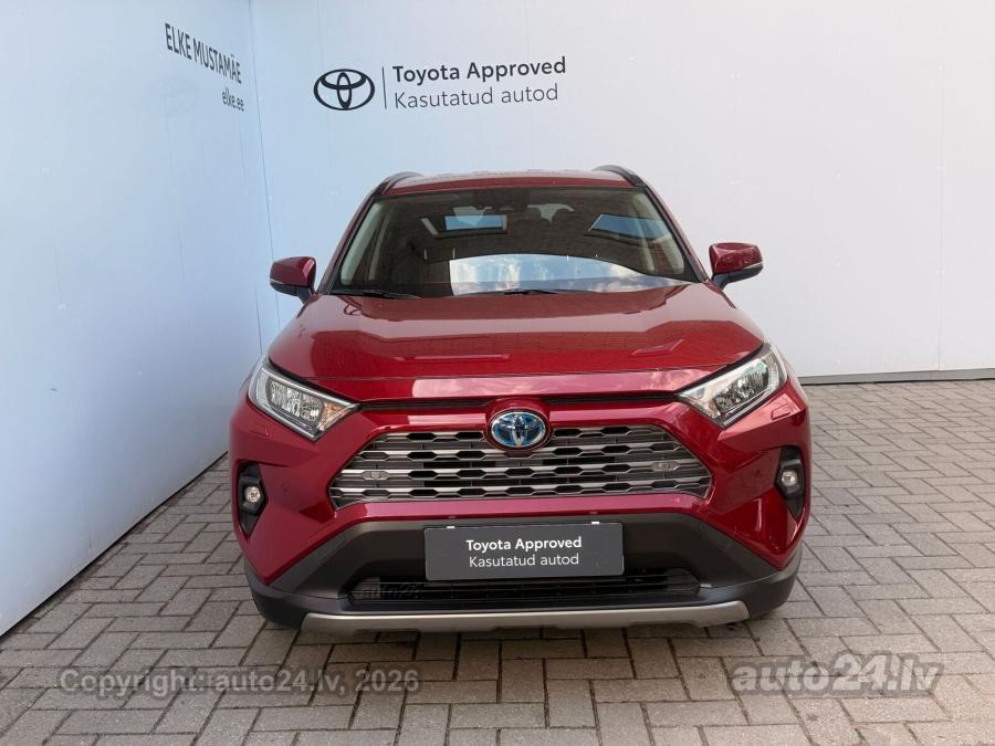 Red Toyota RAV4 2025 in Tallinn, with an engine capacity of 2.49 L and mileage of 10 thousand km for 42995 €, photo 6 on AUTOMOTO.COM.LV