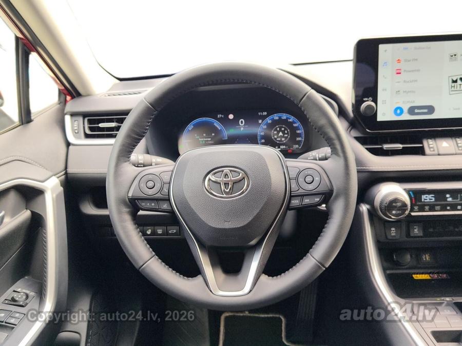 Red Toyota RAV4 2025 in Tallinn, with an engine capacity of 2.49 L and mileage of 20 thousand km for 38995 €, photo 13 on AUTOMOTO.COM.LV