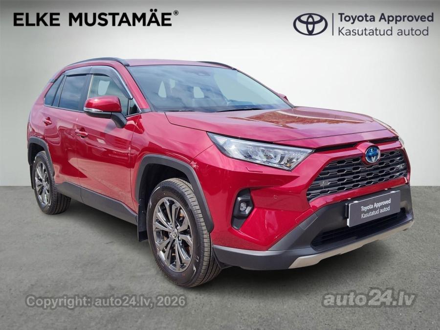 Red Toyota RAV4 2025 in Tallinn, with an engine capacity of 2.49 L and mileage of 20 thousand km for 38995 €, photo 19 on AUTOMOTO.COM.LV