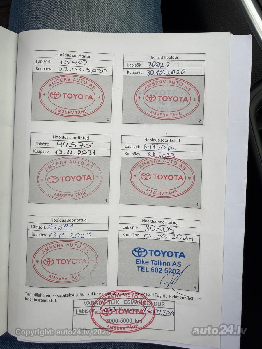Тойота РАВ 4 2019 в Таллин, объемом двигателя 2.00 л и пробегом 110 тыс. км за 21990 €, фото 19 на AUTOMOTO.COM.LV