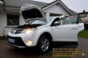 Balts Toyota RAV4 2014 Kauņa, ar dzinēja tilpumu 2.00 L un nobraukumu 225 tūkst. km par 11350 €, foto  vietnē AUTOMOTO.COM.LV