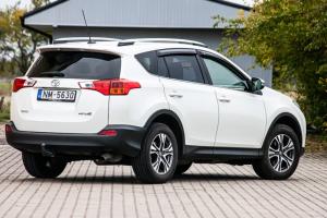 White Toyota RAV4 2014 in Riga, with an engine capacity of 2.00 L and mileage of 234 thousand km for 10900 €, photo 29 on AUTOMOTO.COM.LV