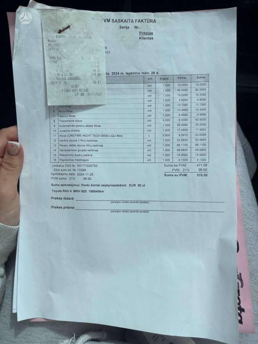 Белый Тойота РАВ 4 2014 в Клайпеда, объемом двигателя 2.20 л и пробегом 234 тыс. км за 10700 €, фото 27 на AUTOMOTO.COM.LV