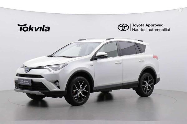 White Toyota RAV4 2016 in Vilnius, with an engine capacity of 2.49 L and mileage of 101 thousand km for 21900 €, photo 1 on AUTOMOTO.COM.LV