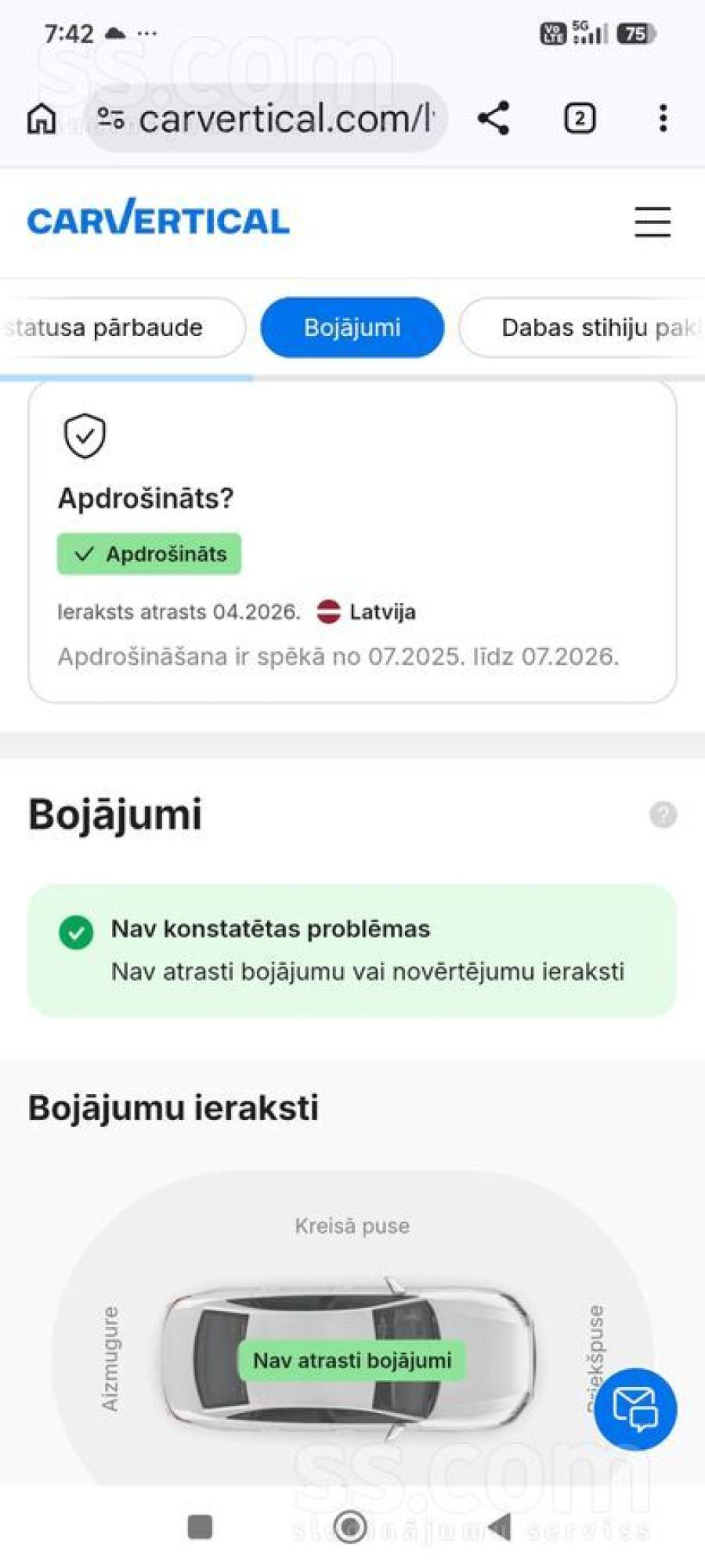 Белый Тойота РАВ 4 2016 в Елгава, объемом двигателя 2.00 л и пробегом 167 тыс. км за 11750 €, фото 17 на AUTOMOTO.COM.LV