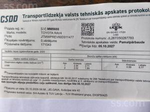 Белый Тойота РАВ 4 2016 в Елгава, объемом двигателя 2.00 л и пробегом 172 тыс. км за 12700 €, фото 15 на AUTOMOTO.COM.LV