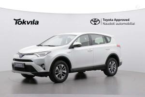 White Toyota RAV4 2016 in Vilnius, with an engine capacity of 2.49 L and mileage of 139 thousand km for 18900 €, photo  on AUTOMOTO.COM.LV