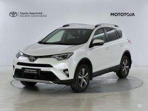 White Toyota RAV4 2016 in Vilnius, with an engine capacity of 1.99 L and mileage of 122 thousand km for 17900 €, photo  on AUTOMOTO.COM.LV