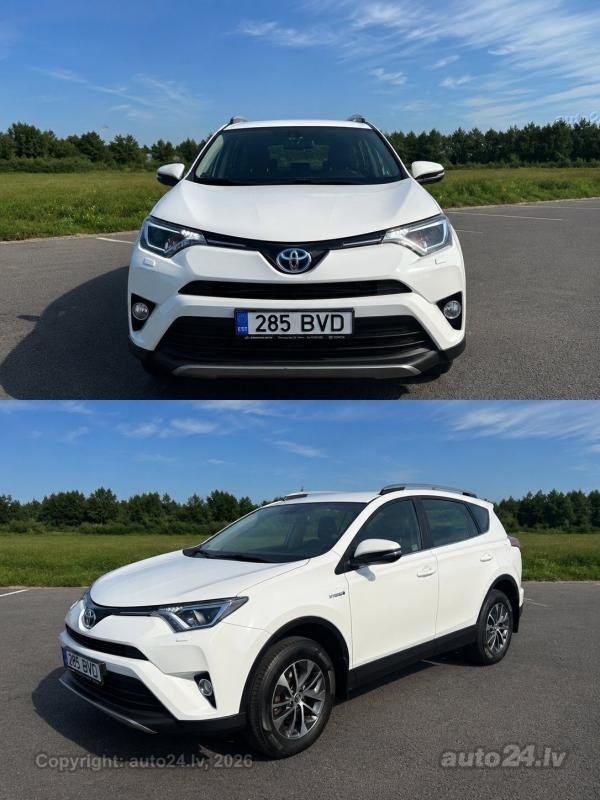 White Toyota RAV4 2017 in Tallinn, with an engine capacity of 2.50 L and mileage of 109 thousand km for 18000 €, photo 1 on AUTOMOTO.COM.LV
