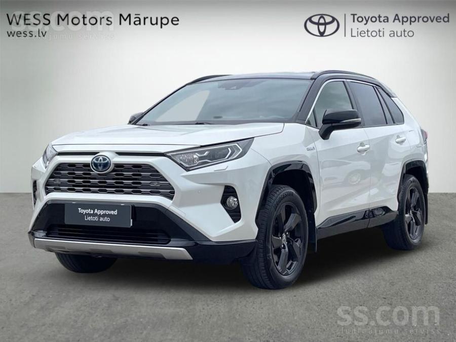 Balts Toyota RAV4 2019 Rīga, ar dzinēja tilpumu 2.50 L un nobraukumu 68 tūkst. km par 28990 €, foto 1 vietnē AUTOMOTO.COM.LV