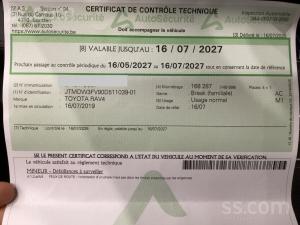 White Toyota RAV4 2019 in Daugavpils, with an engine capacity of 2.50 L and mileage of 170 thousand km for 26400 €, photo 17 on AUTOMOTO.COM.LV