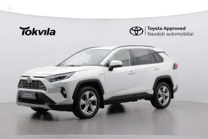 White Toyota RAV4 2019 in Vilnius, with an engine capacity of 2.49 L and mileage of 132 thousand km for 29900 €, photo  on AUTOMOTO.COM.LV
