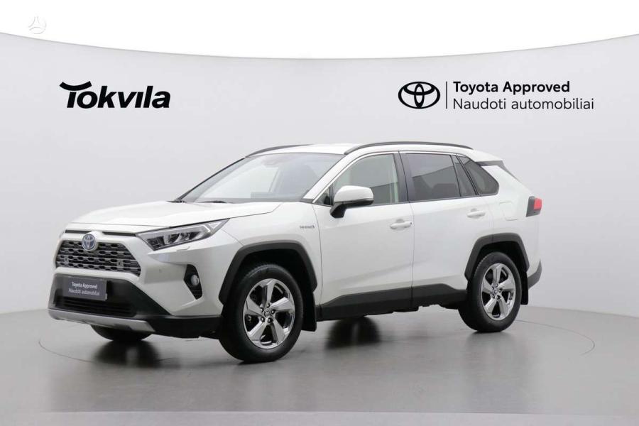 Balts Toyota RAV4 2020 Viļņa, ar dzinēja tilpumu 2.49 L un nobraukumu 128 tūkst. km par 29990 €, foto 1 vietnē AUTOMOTO.COM.LV